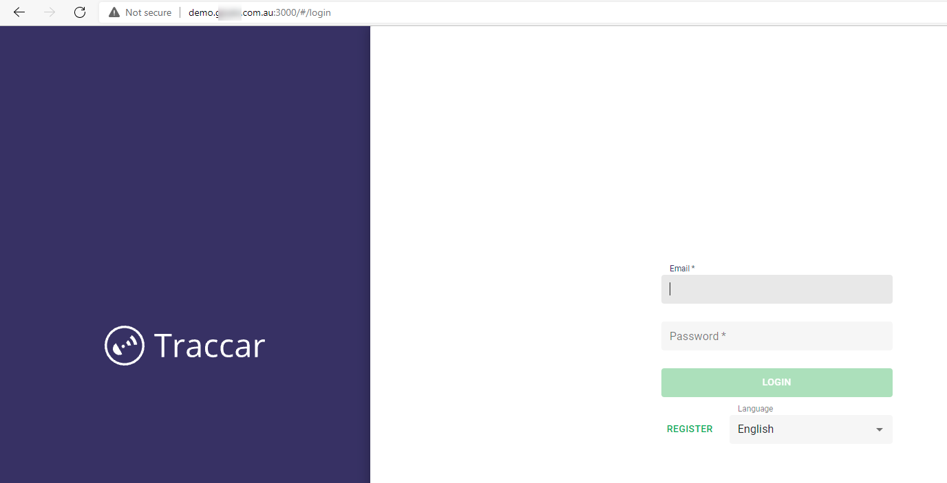 Install Traccar ReactJS - Lost Cove