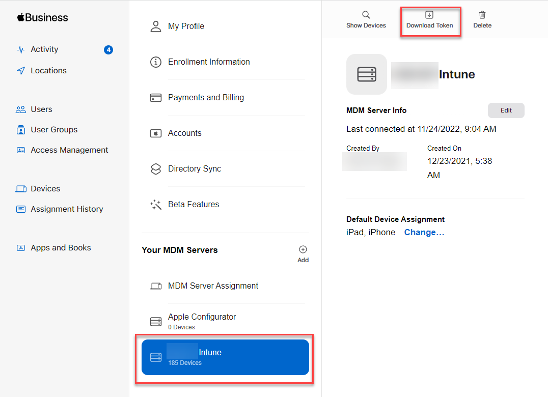 Renew Expiring Apple Token for Intune MDM - Lost Cove